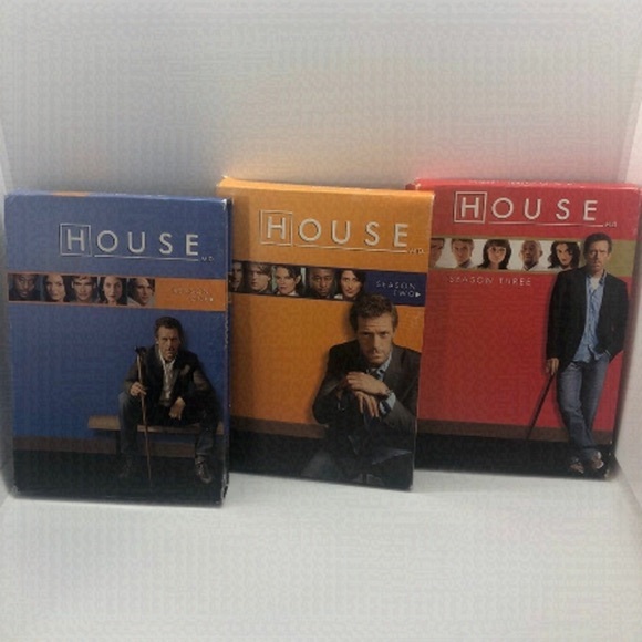 Media | House Md Tv Series Seasons 1 2 And 3 Complete Dvd Bo Sets ...